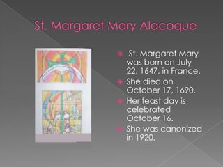 St. Margaret Mary | PPTX