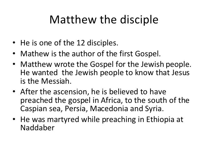 St Matthew By Matthew Lowe St Matthew By Matthew Lowe