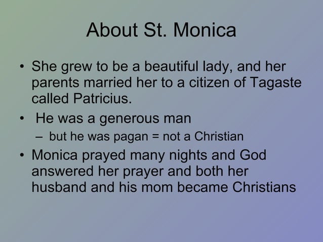 St. Monica | PPT