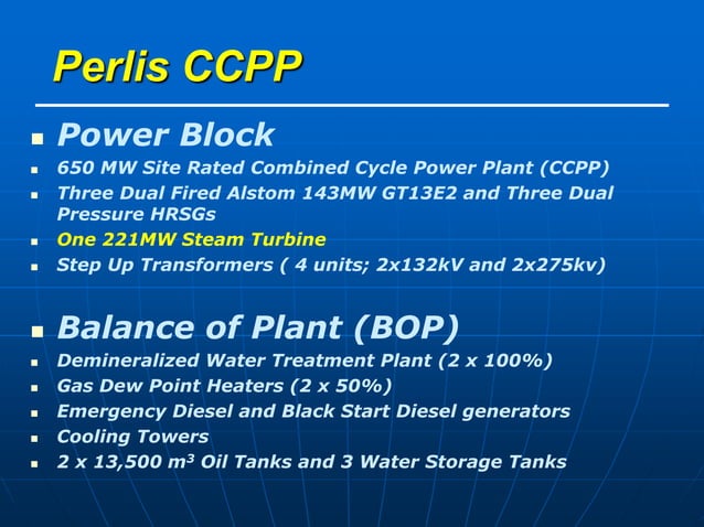 suruhanjaya tenaga presentation for perlis power plant | PPT