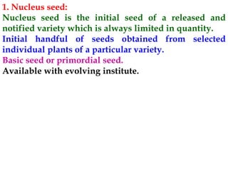 ST- Seed classes-1.ppt gpb different classes of seed | PPT