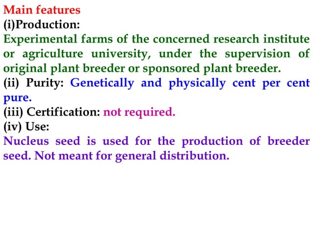 ST- Seed classes-1.ppt gpb different classes of seed | PPT ...