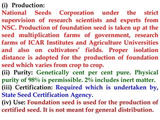ST- Seed classes-1.ppt gpb different classes of seed | PPT