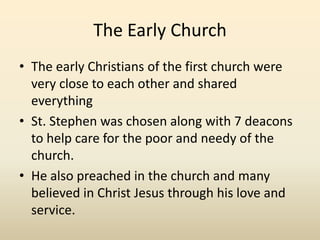 St. Stephen The First Martyr | PPTX