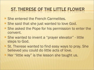 St. Therese | PPT