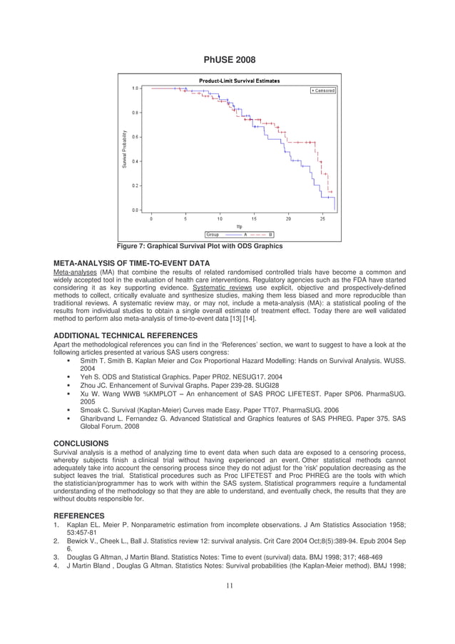 A gentle introduction to survival analysis | PDF