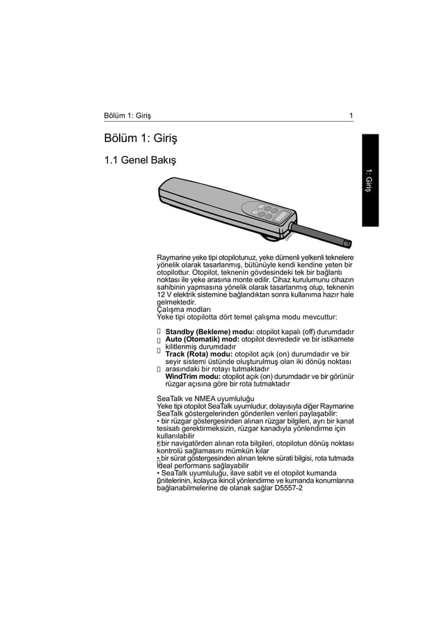 St1000 Ve St2000 Plus Otopilot Kullanma Kılavuzu Pdf