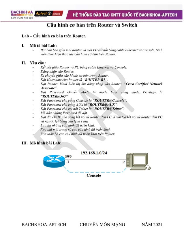St2. Nhung cau lenh co ban tren Router - Switch Cisco.docx