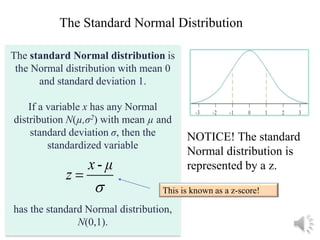 St201 d normal distributions | PPT