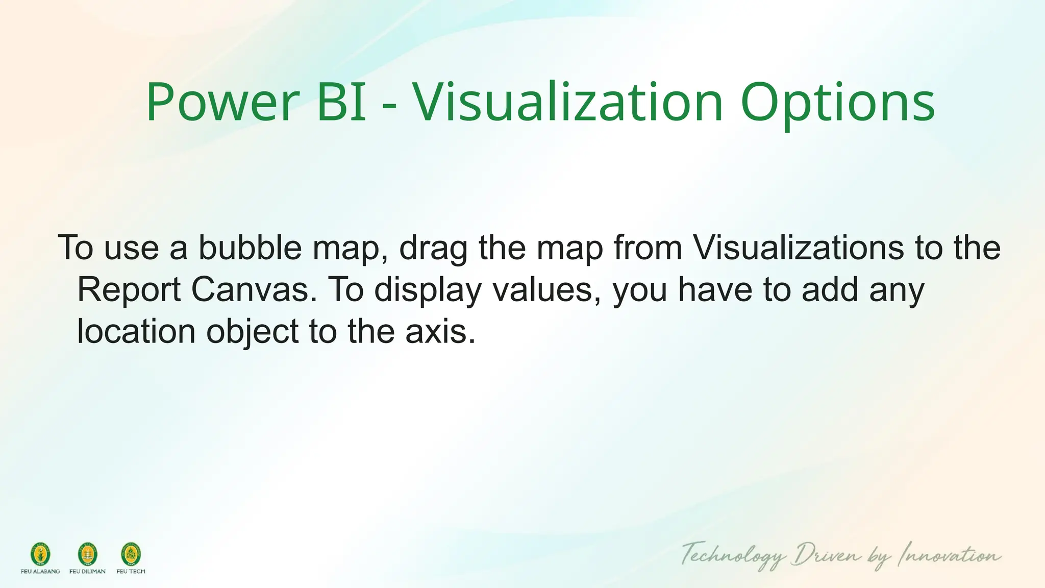 Power Business Intelligence ST2 Power BI Options | PPT