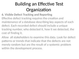 Various organization for Testing Organization | PPTX