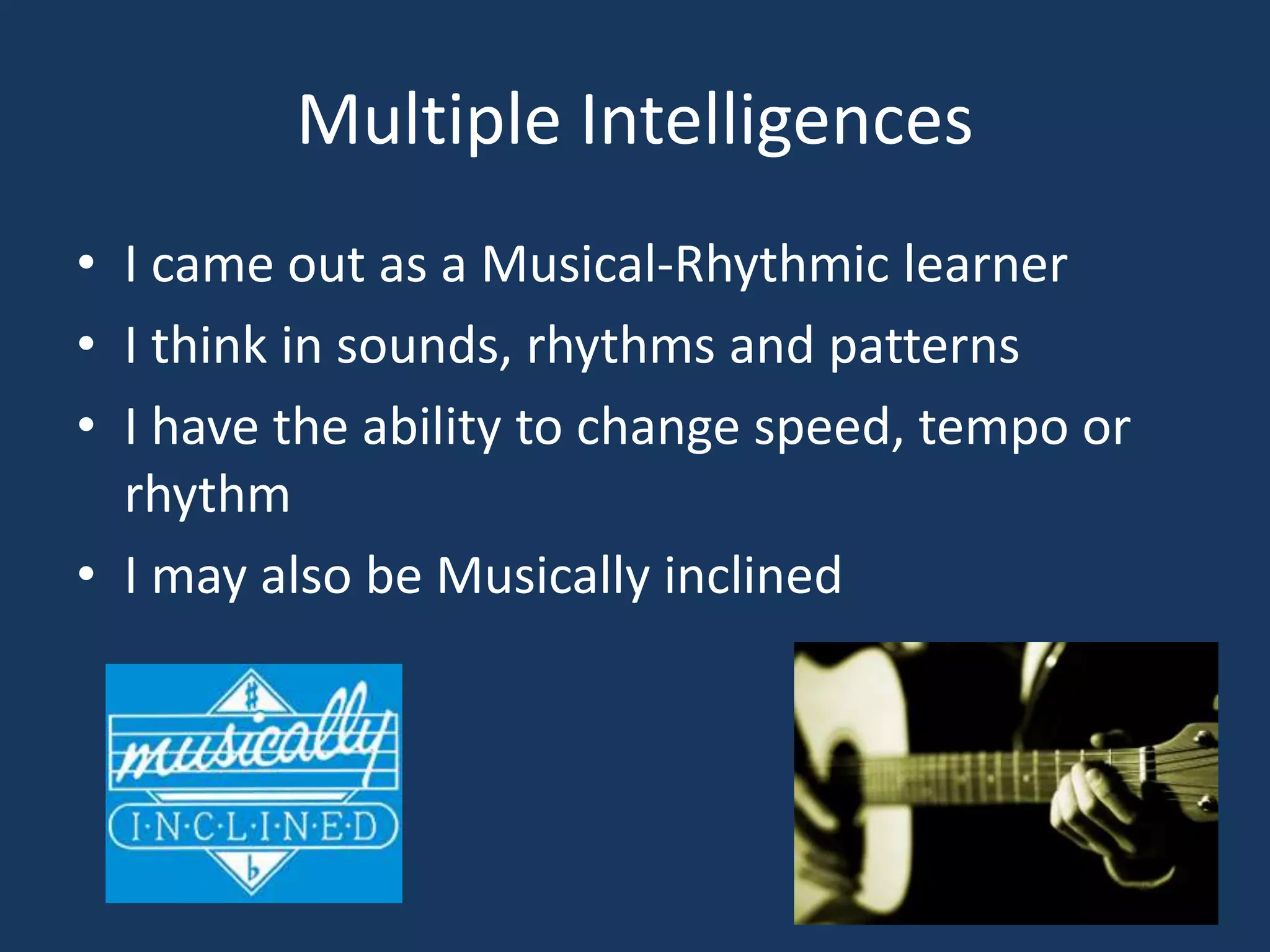 Powerpoint On My Learning Style | PPTX