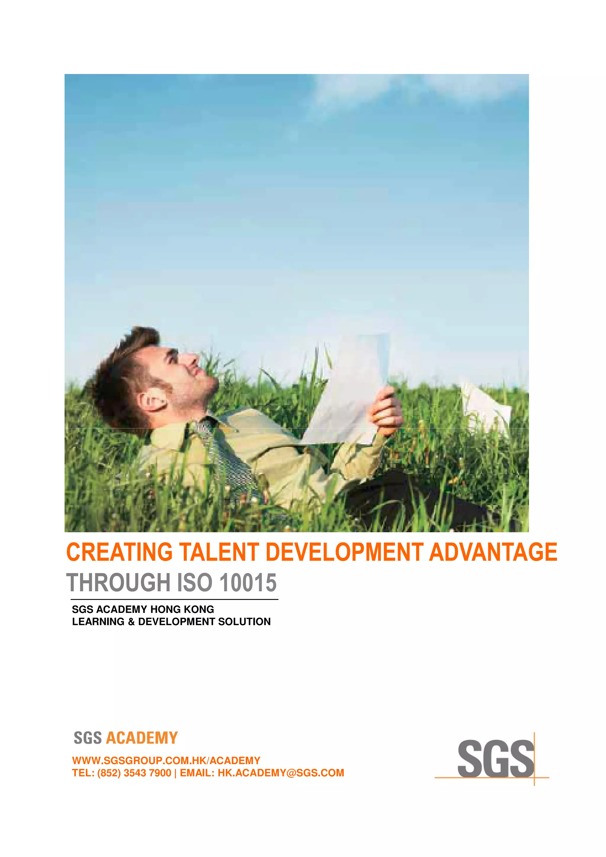 St9 creating talent development advantage through iso 10015 | PDF