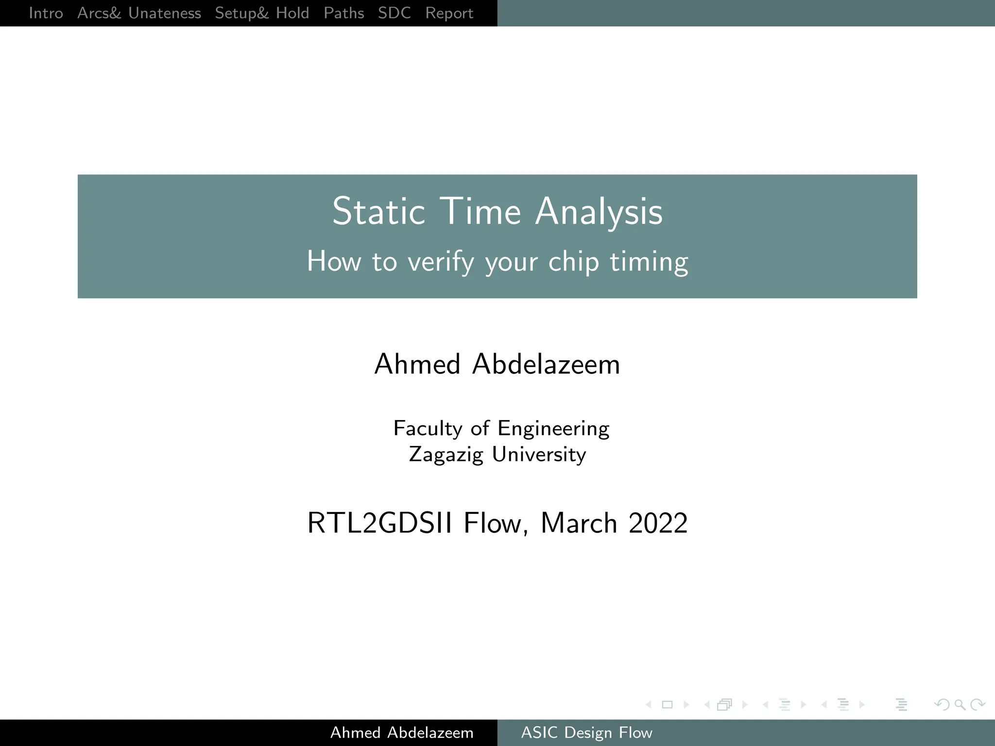 Static Time Analysis | PDF