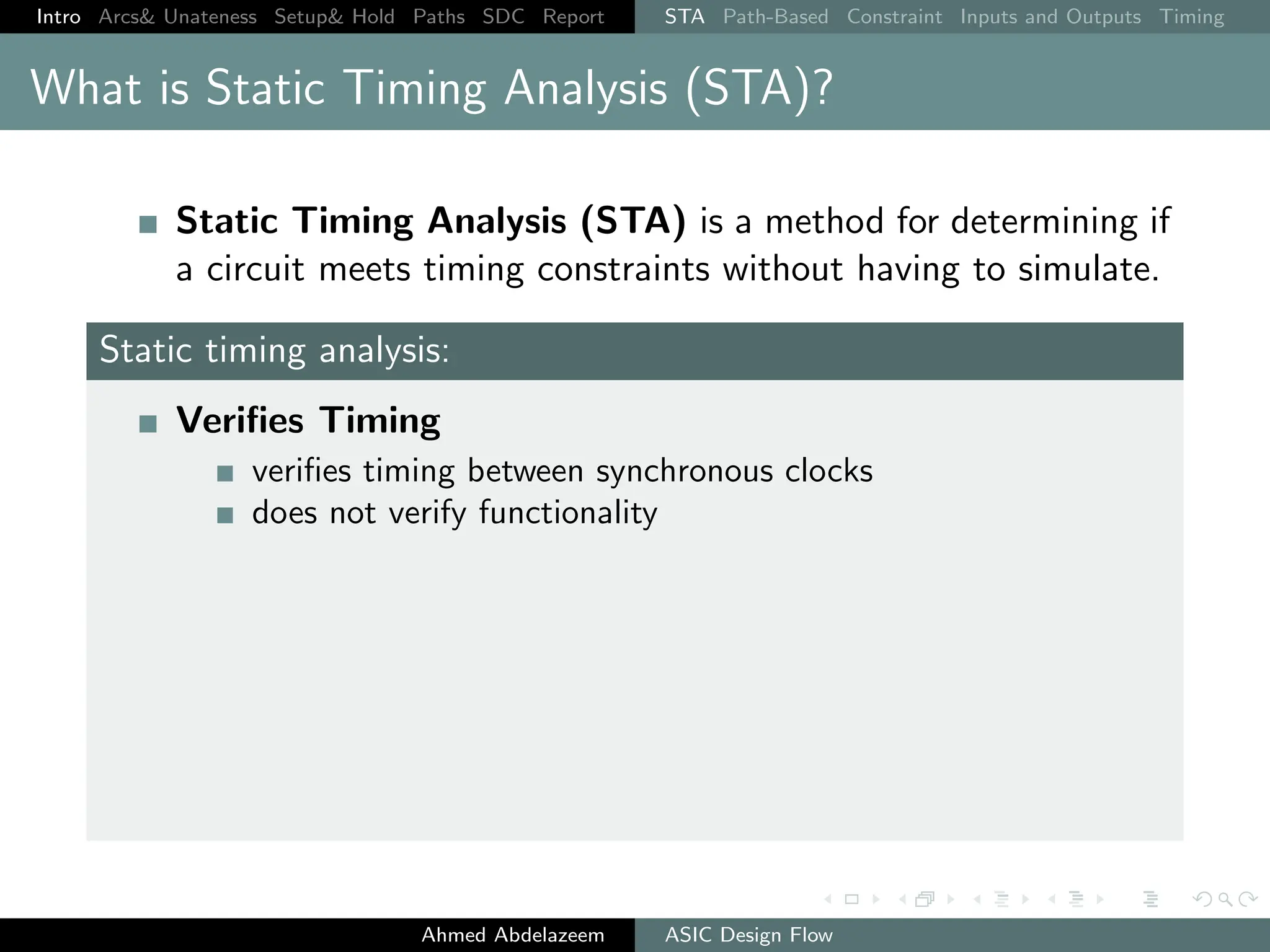 Static Time Analysis | PDF