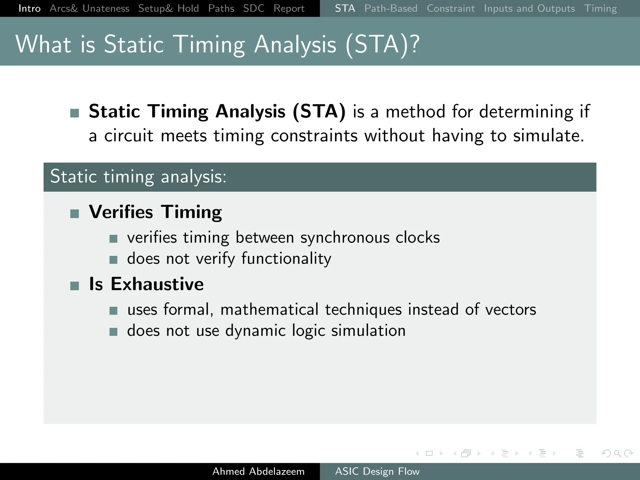 Static Time Analysis | PDF