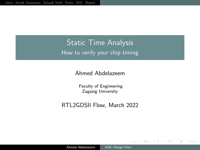 Static Time Analysis | PDF