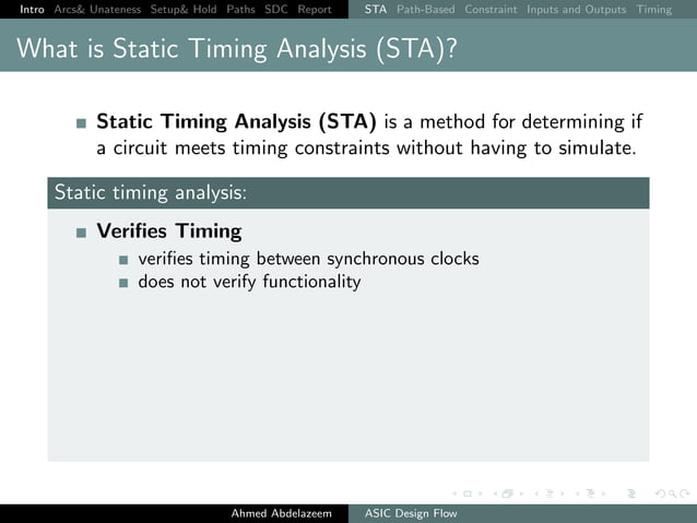 Static Time Analysis | PDF