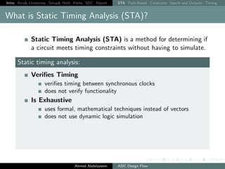 Static Time Analysis | PDF