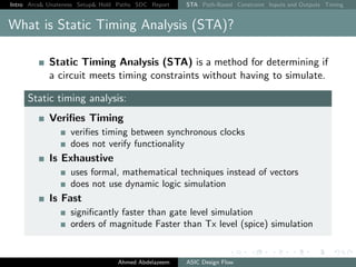 Static Time Analysis | PDF