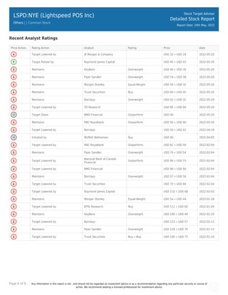 Lightspeed POS Inc (LSPD) Stock Analysis Report | PDF | Stocks and ...