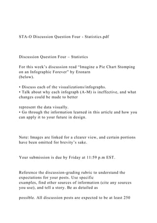 STA-O Discussion Question Four - Statistics.pdf Discussi.docx
