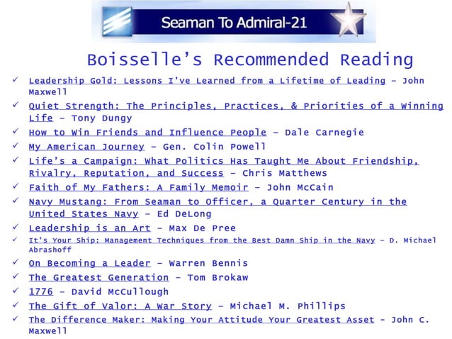Seaman to Admiral-21 Program | PPT | College Education | Education