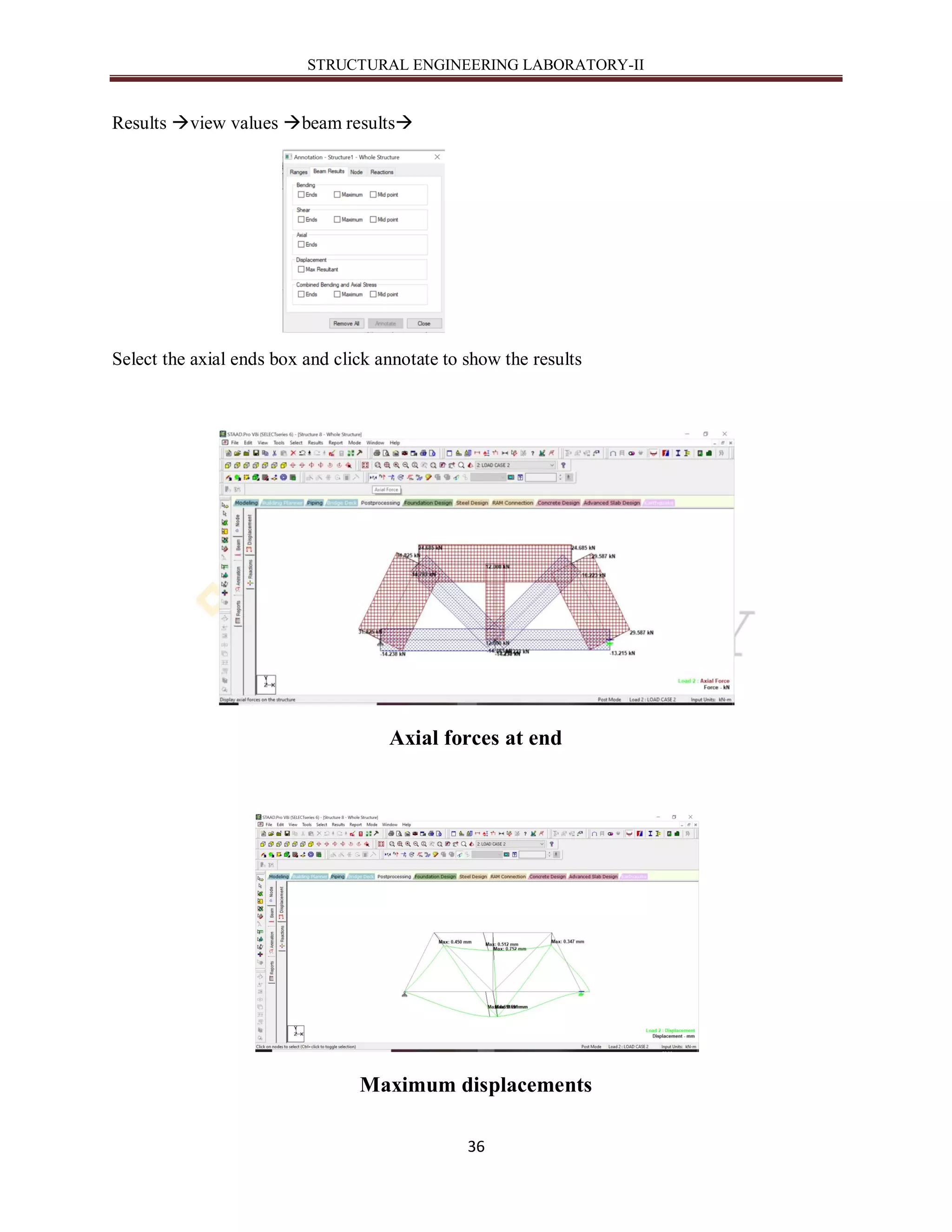 problems on Staad.pro and analysis of a 5 storey building using Etabs | PDF | Computer Software ...