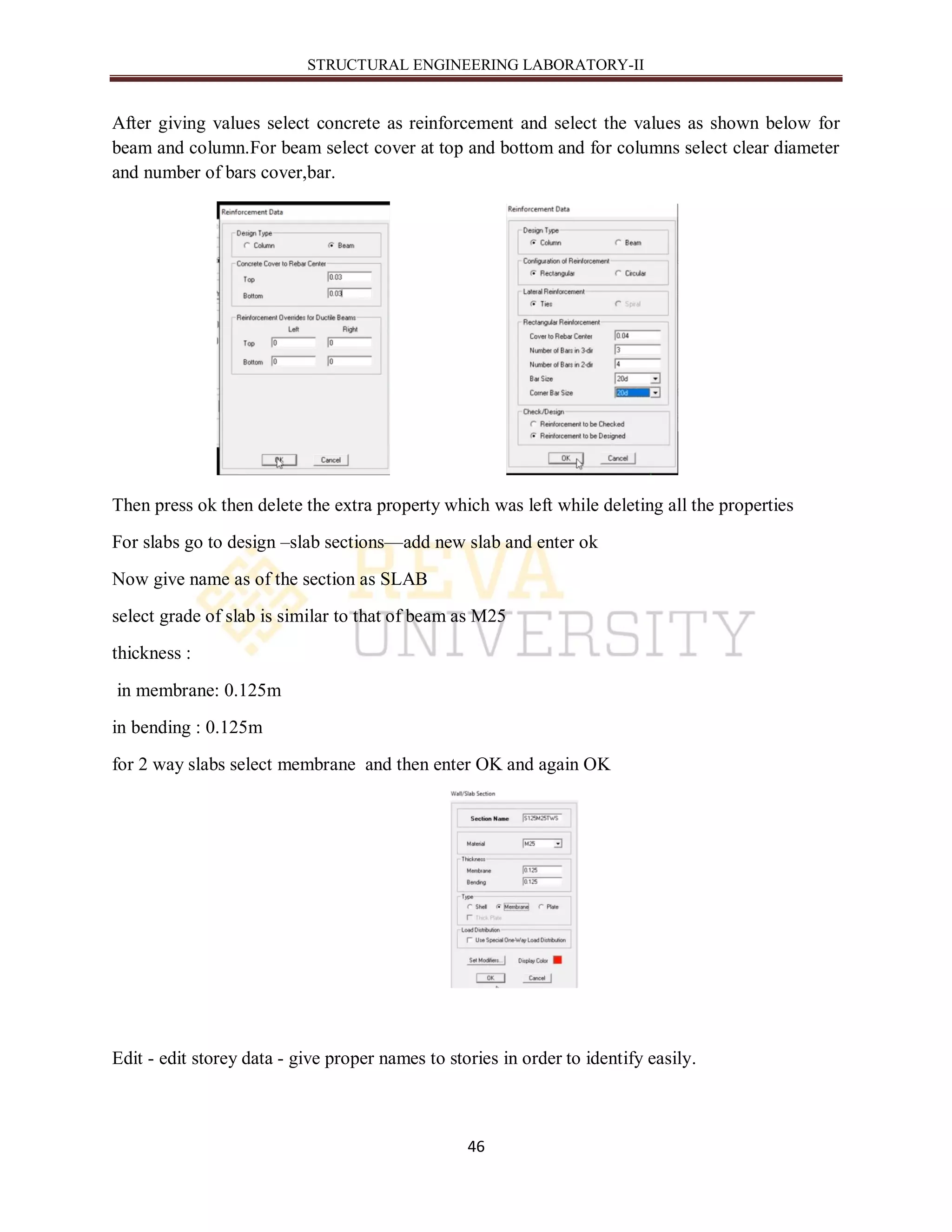 Problems On Staad Pro And Analysis Of A 5 Storey Building Using Etabs Pdf