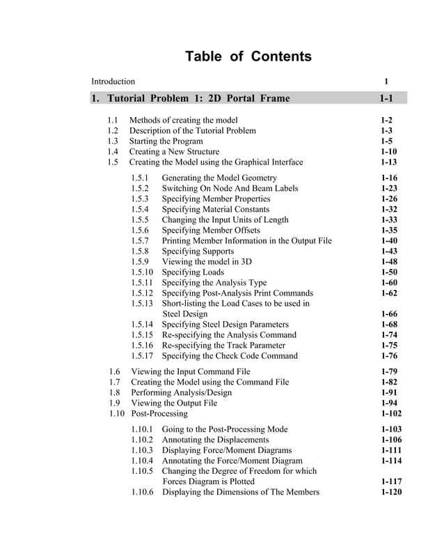 Tutorial Staad-Pro | PDF