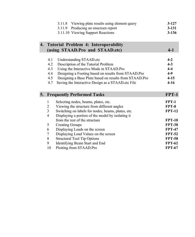 Tutorial Staad-Pro | PDF