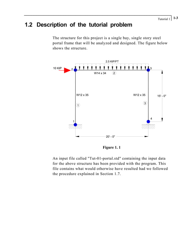 Tutorial Staad-Pro | PDF