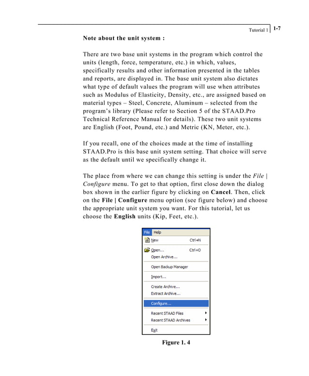 Tutorial Staad-Pro | PDF