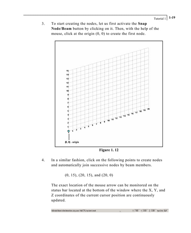 Tutorial Staad-Pro | PDF