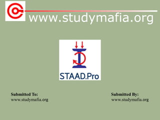 staad-pro-ppt presentation for college project with white background.pptx