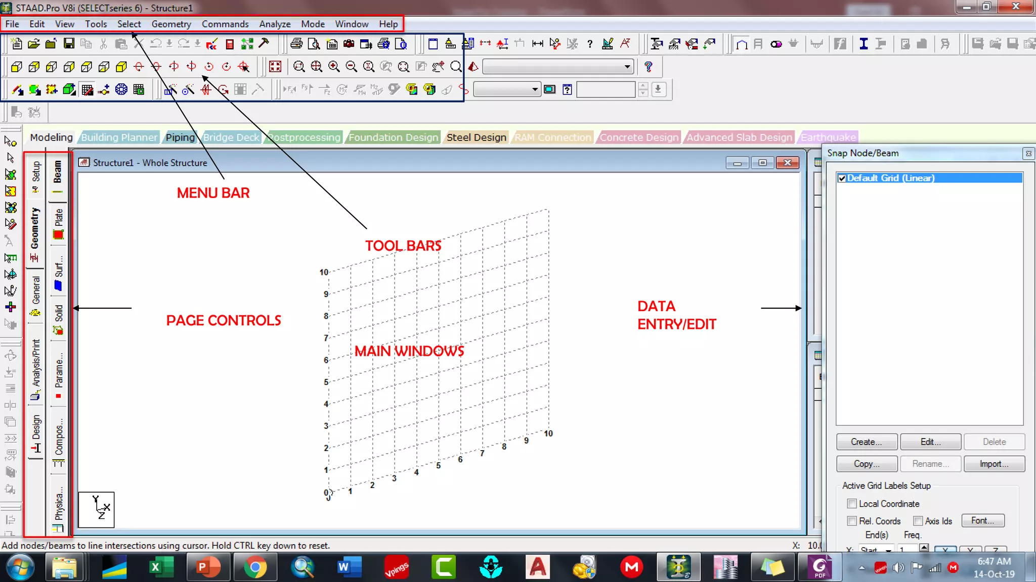 Introduction to StaadPro | PDF