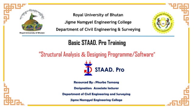 Introduction to StaadPro | PDF