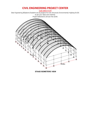 CIVIL ENGINEERING PROJECTS OUTPUTS STAAD OUTPUTS REPORT ACTIVITY | PDF
