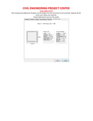 CIVIL ENGINEERING PROJECTS OUTPUTS STAAD OUTPUTS REPORT ACTIVITY | PDF