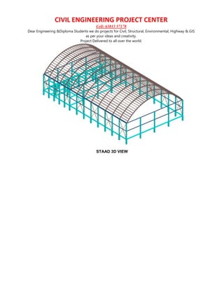CIVIL ENGINEERING PROJECTS OUTPUTS STAAD OUTPUTS REPORT ACTIVITY | PDF
