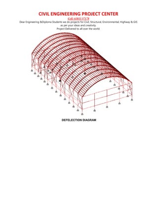 CIVIL ENGINEERING PROJECTS OUTPUTS STAAD OUTPUTS REPORT ACTIVITY | PDF