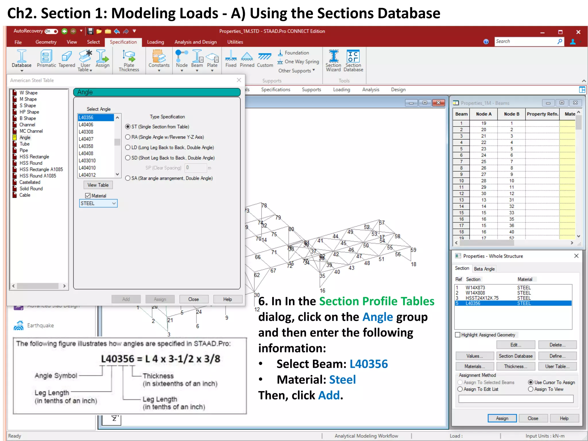 STAADProCONNECT Beam model | PPTX