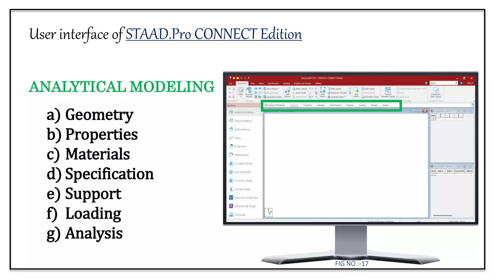STAAD PRO CONNECT EDITION (SUMMER INTERNSHIP TRAINING) | PPTX