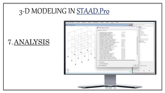 STAAD PRO CONNECT EDITION (SUMMER INTERNSHIP TRAINING) | PPTX | 3-D Graphics | Computer Software ...