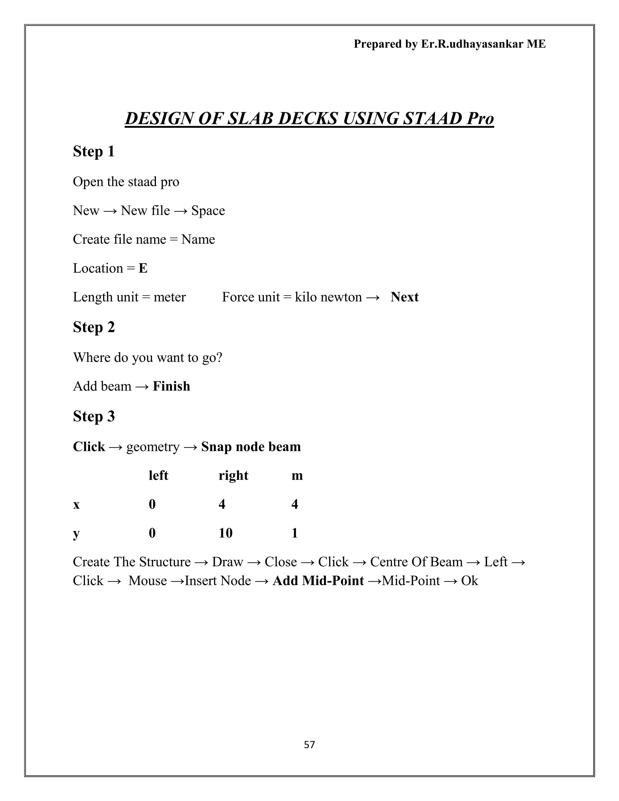 Staad pro notes | PDF