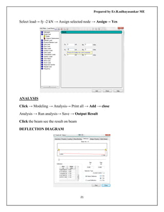 Staad pro notes | PDF