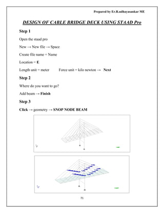 Staad pro notes | PDF