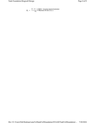 tank design option using software for water tank | PDF | Civil ...