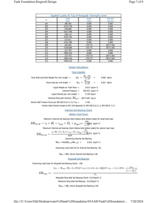 tank design option using software for water tank | PDF | Civil ...