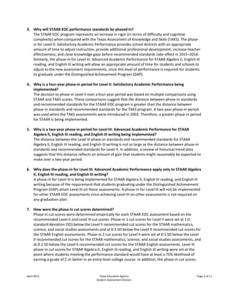 Staar eoc-ques ans-updated042512 copy | PDF